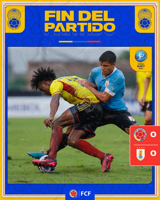 Sub 17: Colombia 0 – Uruguay 0, final | Capsulas de Carreño