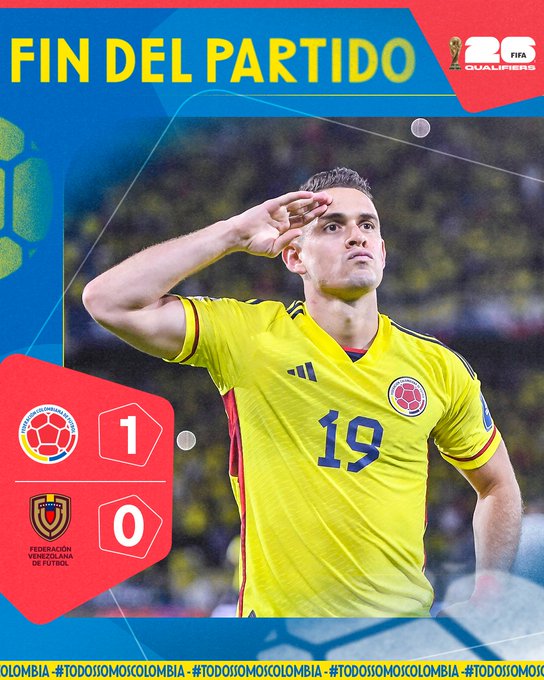 Colombia 1 – Venezuela 0, Borré, final | Capsulas de Carreño