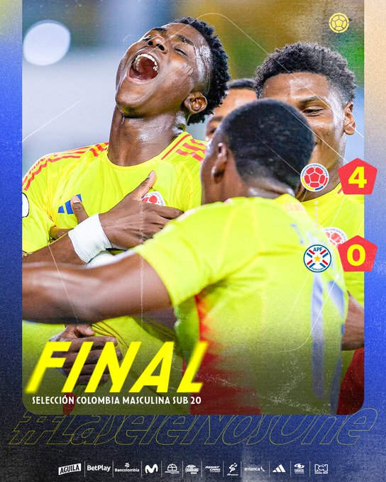 Sub 20: Colombia 4 – Paraguay 0, final | Capsulas de Carreño